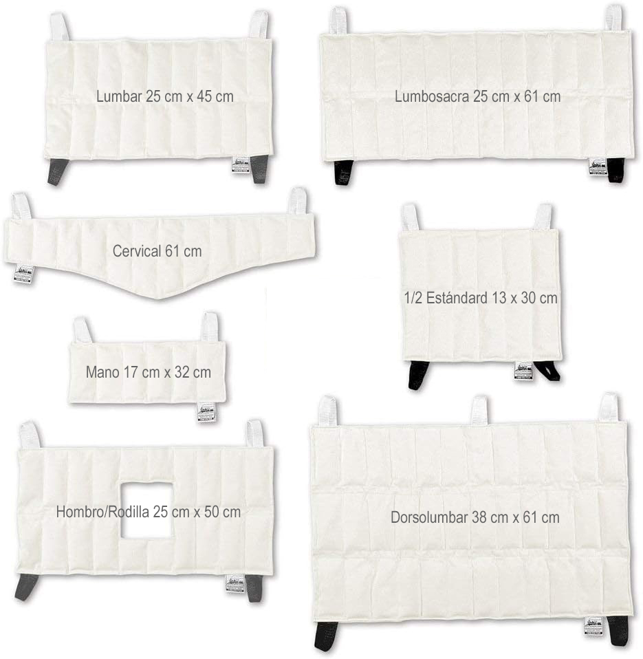 Compresas Calientes Hydrocollator HotPac - Lumbosacra 25 cm x 61 cm