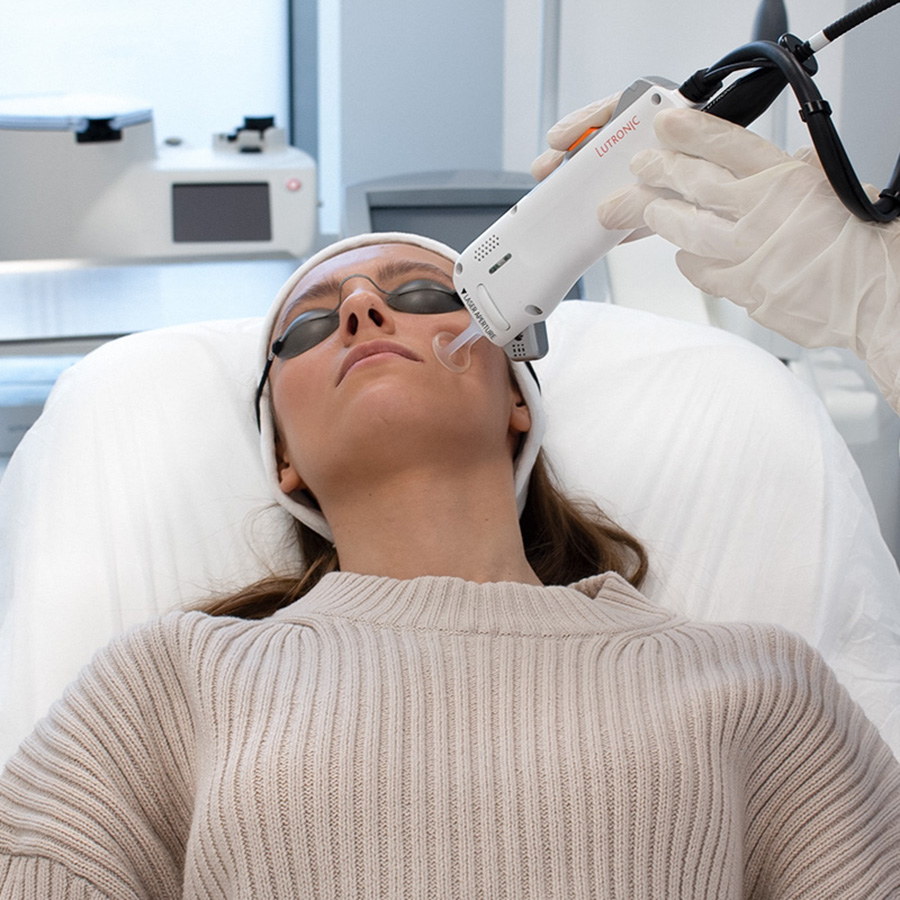 Derma V Láser de pulso largo Nd YAG y láser vascular KTP - Lutronic