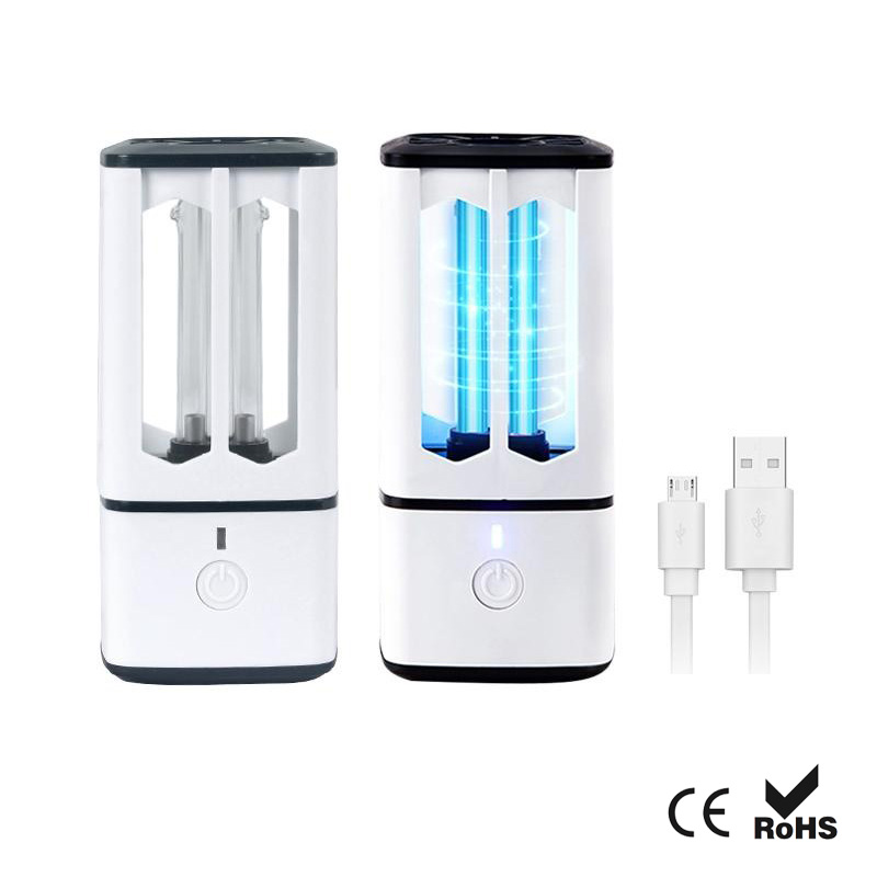 Lámpara de esterilización por luz ultravioleta uvc portátil carga usb 3 ...